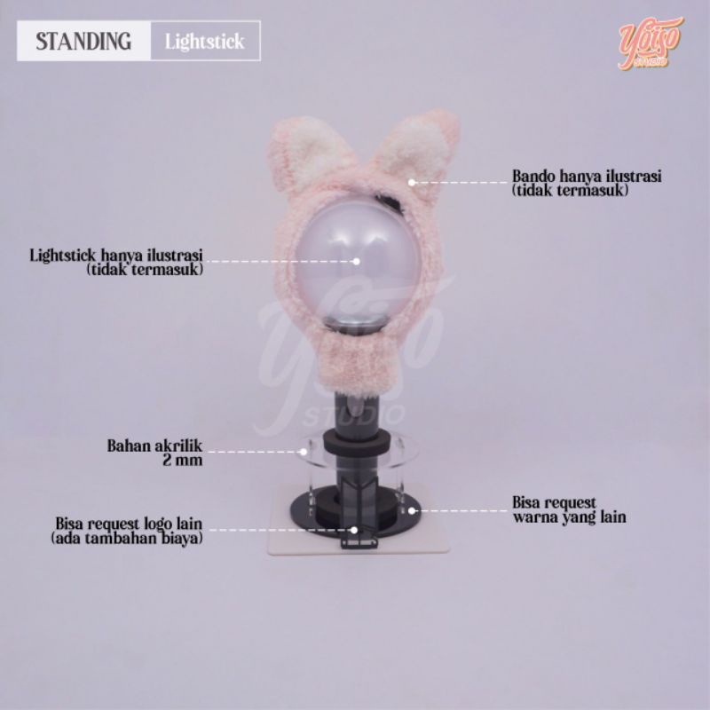 Standing Lightstick BTS Army Bomb Version 1/2/3/SE With Upright Logo ...