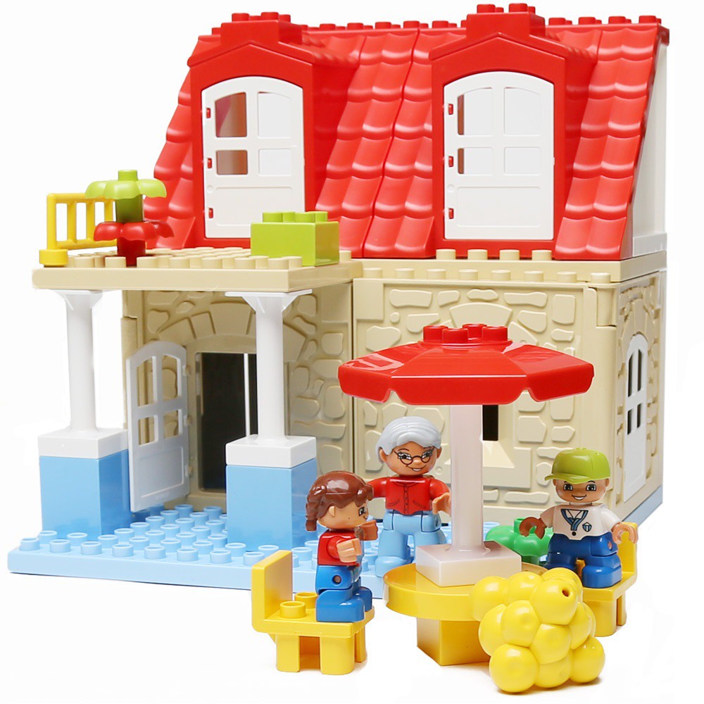 DUPLO COMPATIBLE FAMILY BLOCKS 42PCS | Shopee Malaysia