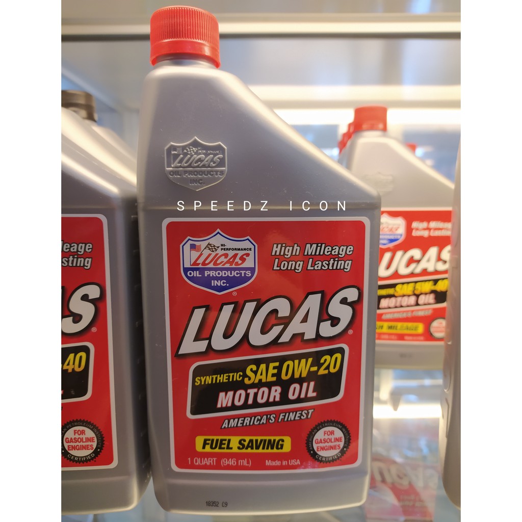 Lucas USA Synthetic SAE 0W20 Motor Oil (946ml) | Shopee Malaysia