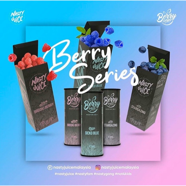 NASTY BERRY SERIES 10ML *ORIGINAL | Shopee Malaysia