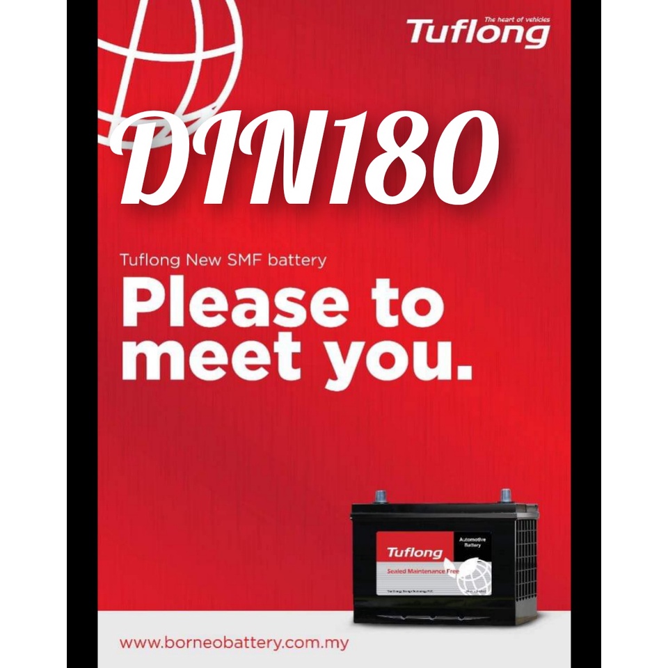 TUFLONG CAR BATTERY NS 40ZL NS60 NS70 55D23L DIN 55 DIN66L NX120-7 ...