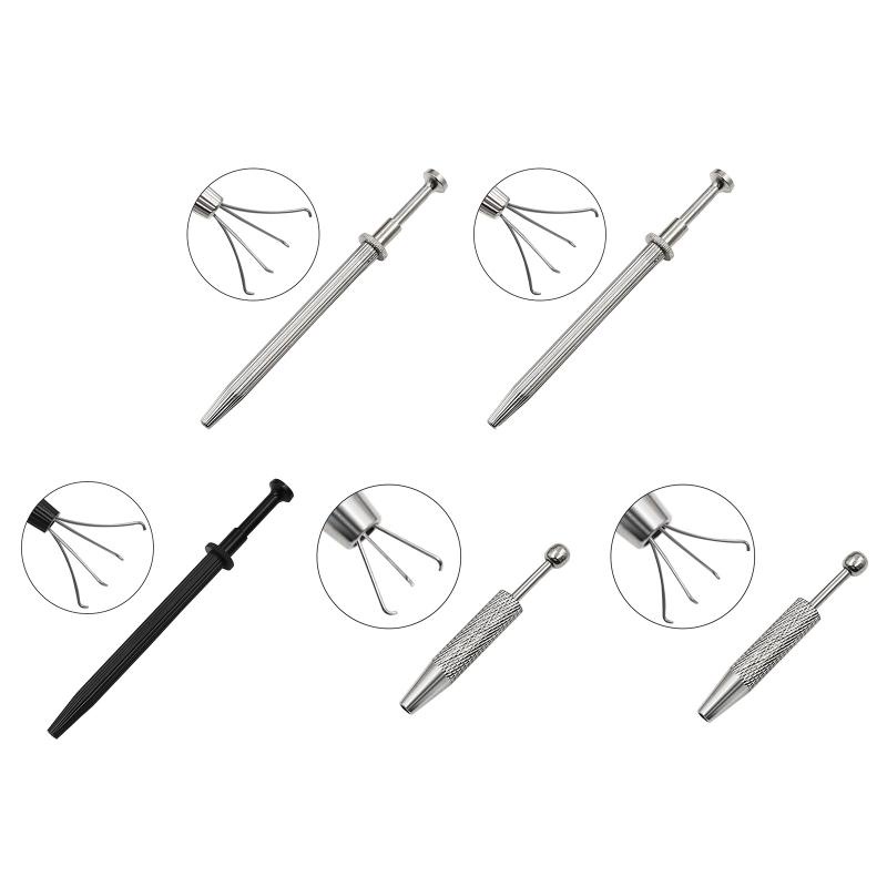 【MT】 Piercing Ball Grabber Tool Pick Up Tool with 4 Prongs Holder ...