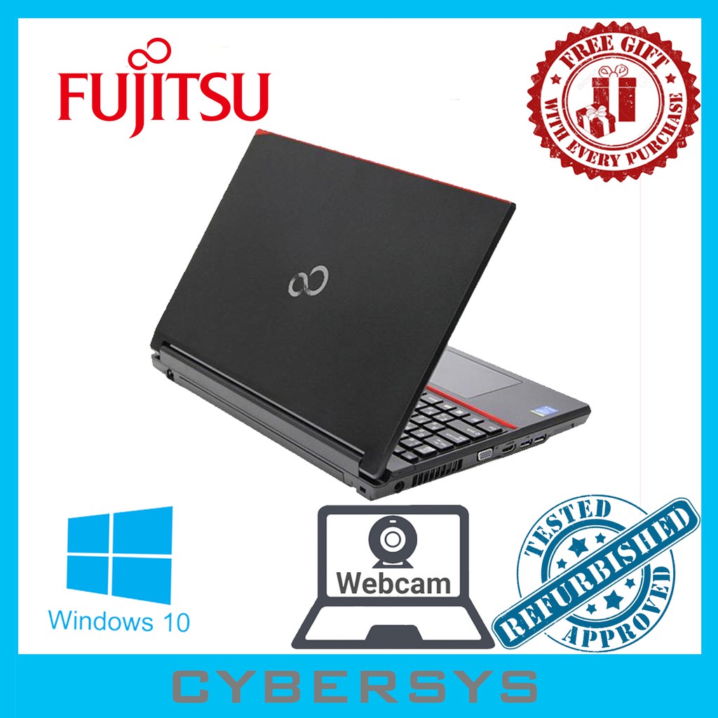 Fujitsu Lifebook Intel(R) Core i5 8GB 480GB SSD Laptop Notebook ...