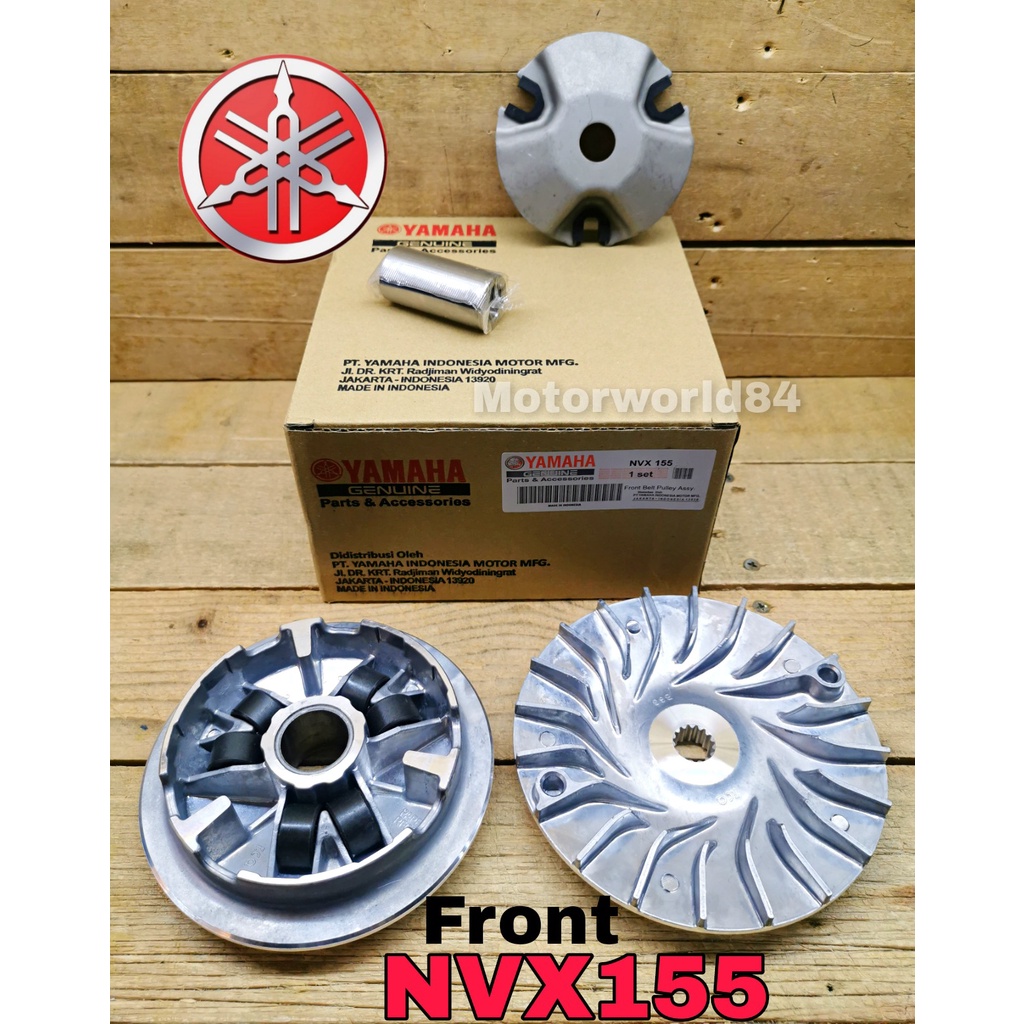 YAMAHA REAR + FRONT PULLEY SET NVX 155 NMAX PULEY ORIGINAL INDONESIA ...
