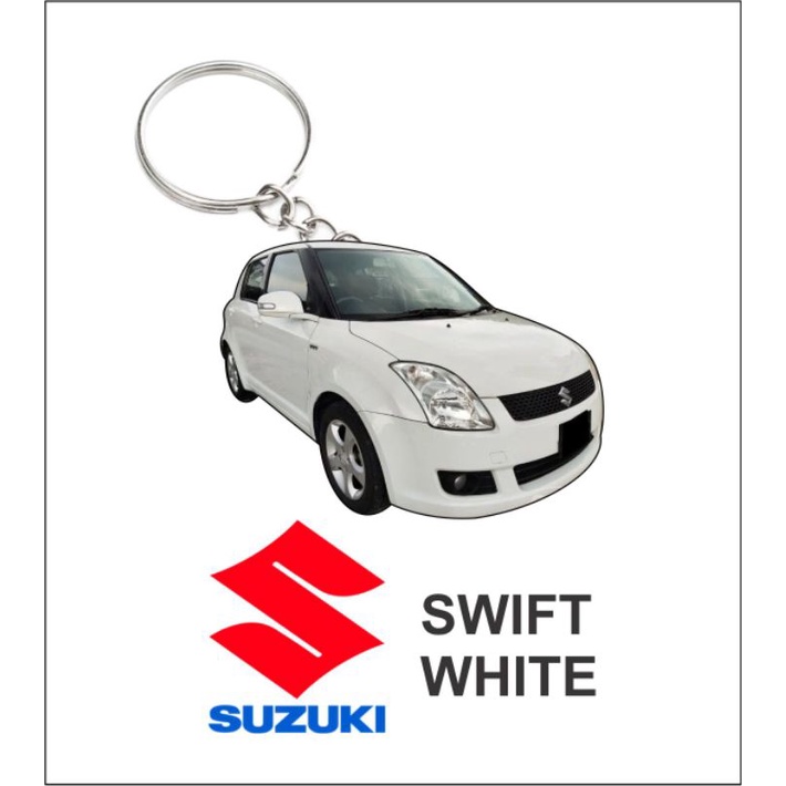 swift white keychain 2d | Shopee Malaysia