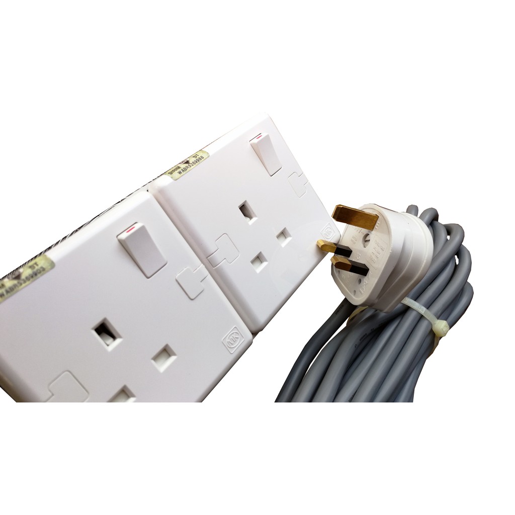 HEAVY DUTY MK 4 GANG SWITCH SOCKET, MK PLUG TOP, 3 METER@5METER@10METER ... HEAVY DUTY MK 4 GANG SWITCH SOCKET, MK PLUG TOP, 3 METER@5METER@10METER ...