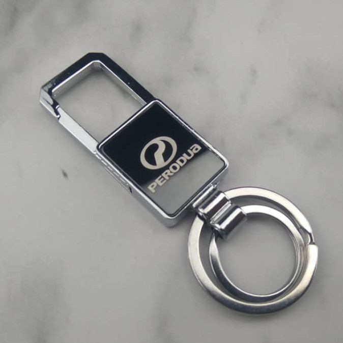 Perodua myvi, axia, bezza, alza Car Logo keychain Car Keychain Keyring ...