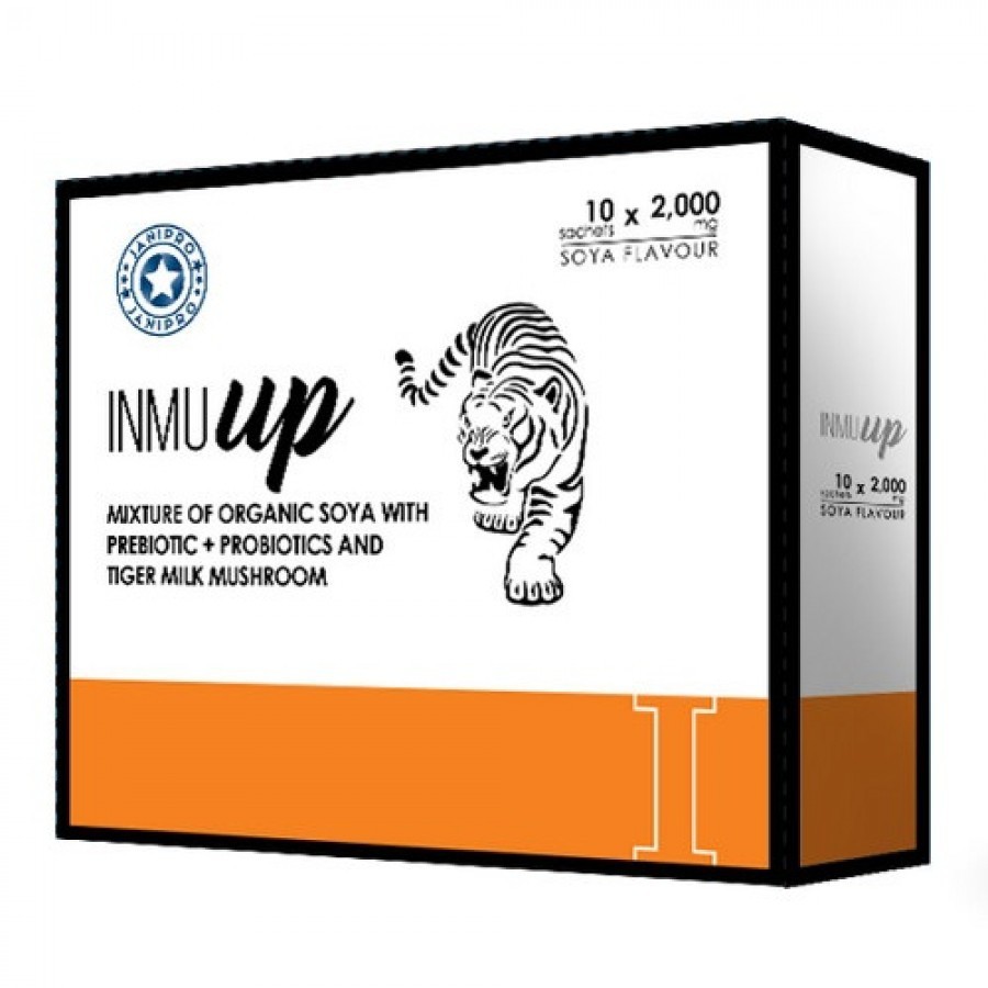 JANIPRO INMU Up Organic Soya with Prebiotic + Probiotic and Tiger Milk ...