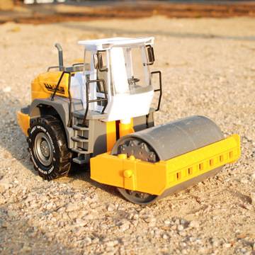 Steamroller Truck Construction Toy Friction Powered Inertia Repair Car ...