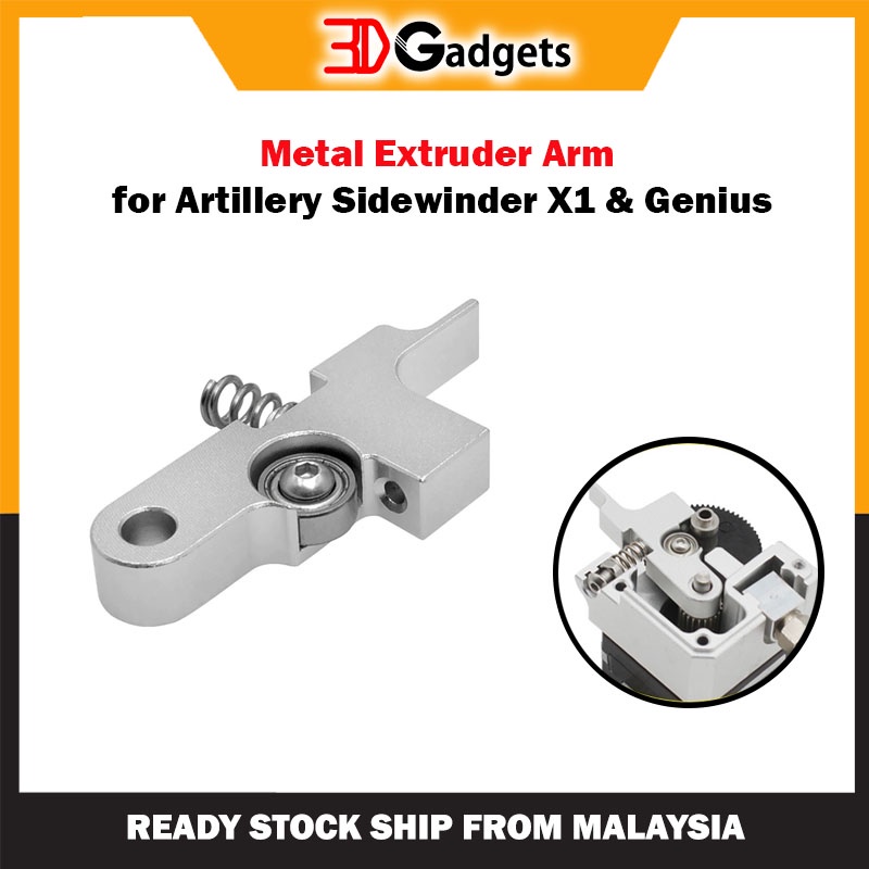 Metal Extruder Arm for Artillery Sidewinder X1 & Genius for 3D Printer ...
