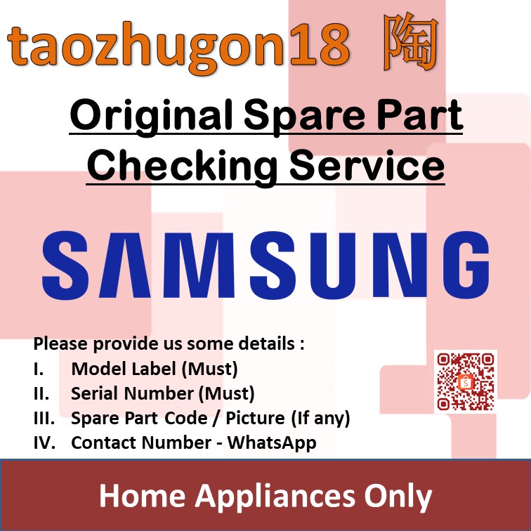 Original Samsung Spare Part Checking Service Washing Machine ...