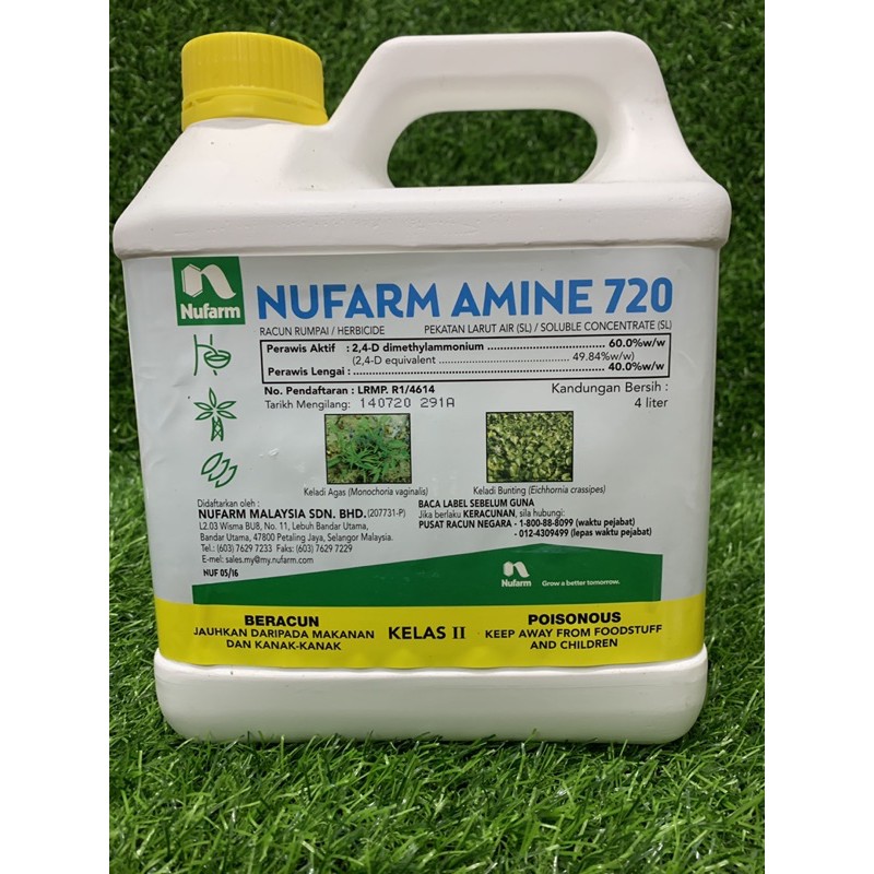 🔥JIMAT🔥 NUFARM AMINE 720 4LITER RACUN RUMPAI/RACUN RUMPUT/NUFARM ...