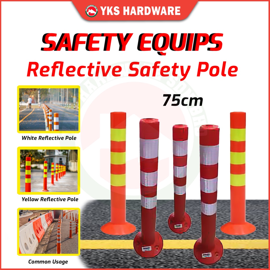 COLEX Safety Cone Stick - Traffic Cone Stick with Reflective Sleeve 30 ...