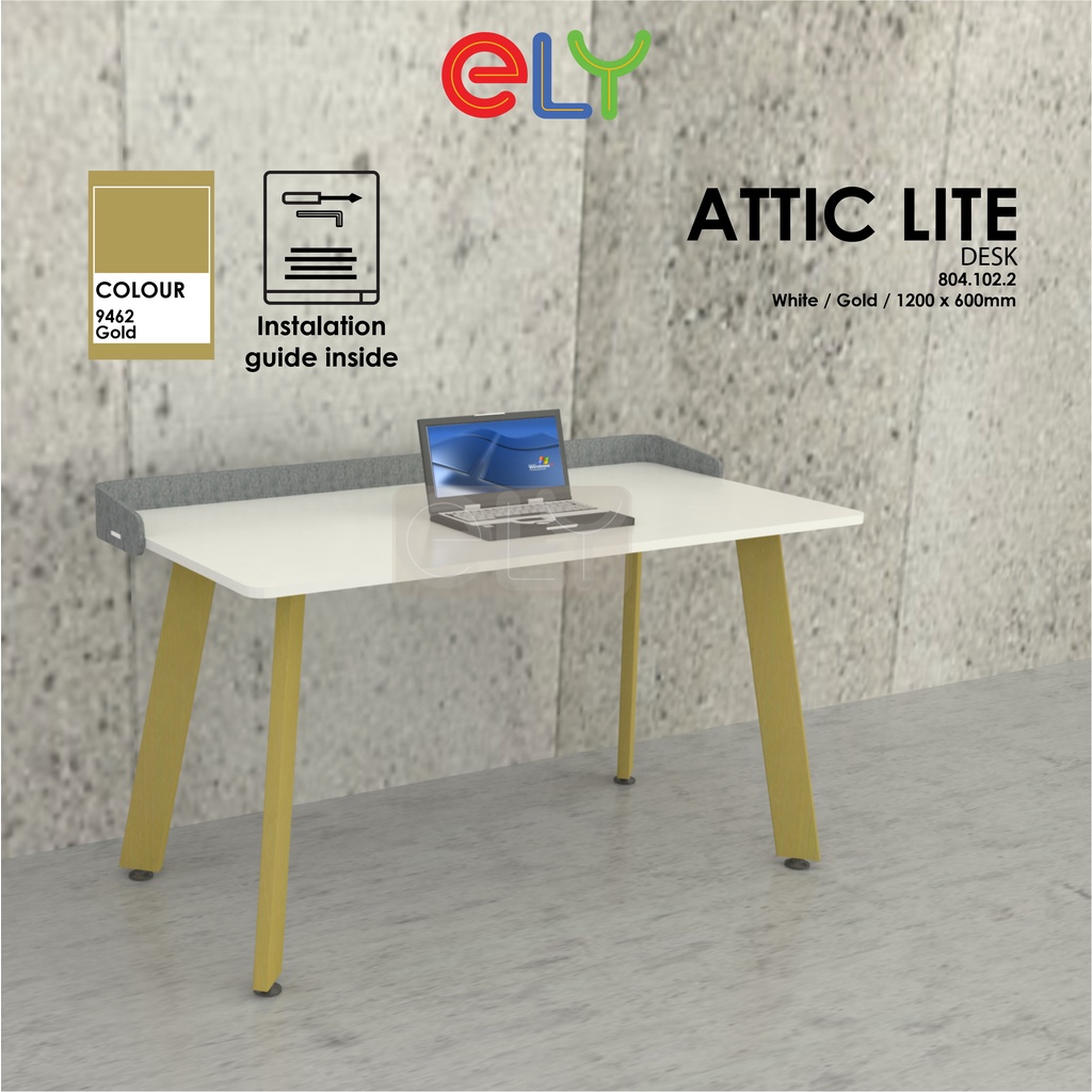 ELY Home Office Desk / Computer Table / Meja Komputer Modern Design ...
