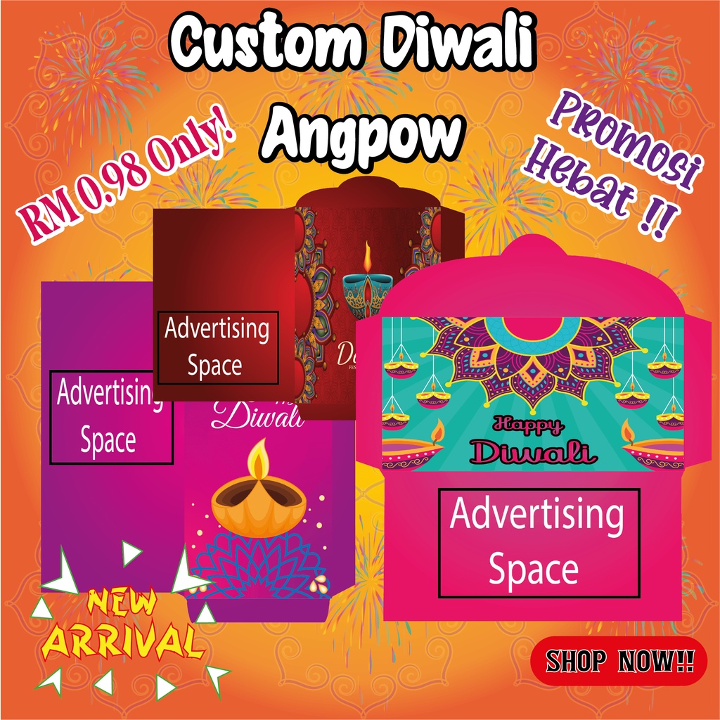 Deepavali Angpow/Customized Design Deepavali/Diwali Angpow 2024 Money ...
