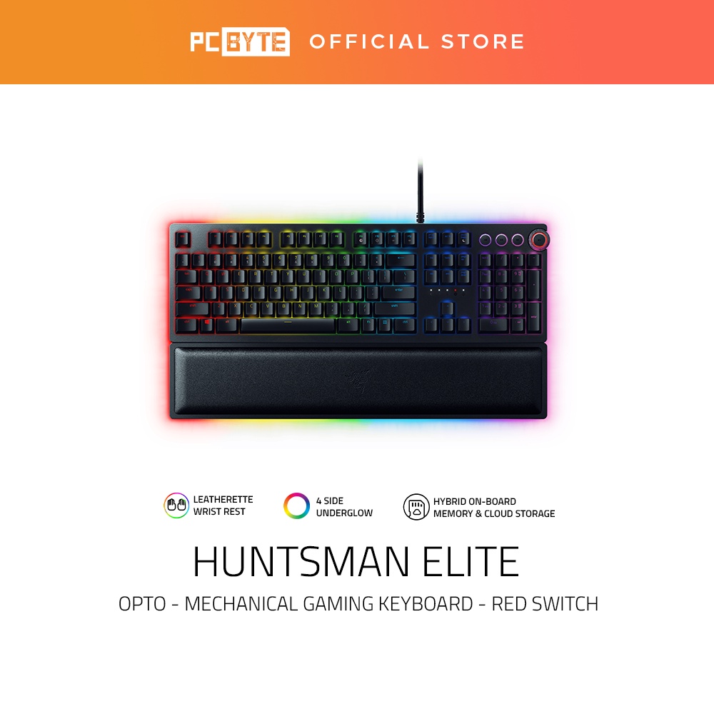Huntsman Elite Full Size Mechanical Keyboard - Razer Optical Red Switch ...