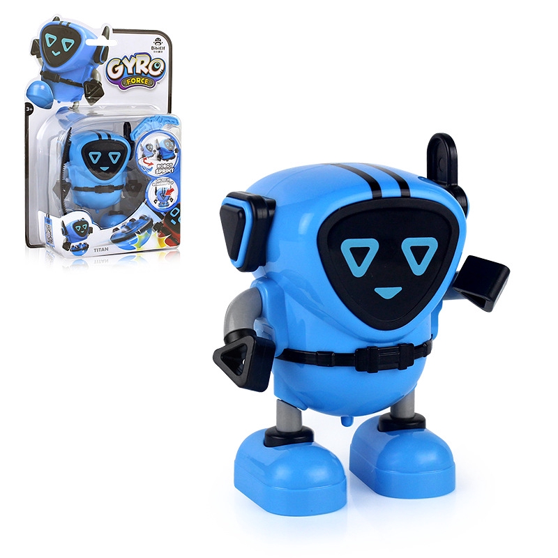 2020 Newest Pull rule gyroscope clockwork toy Gyro robot Friction car ...