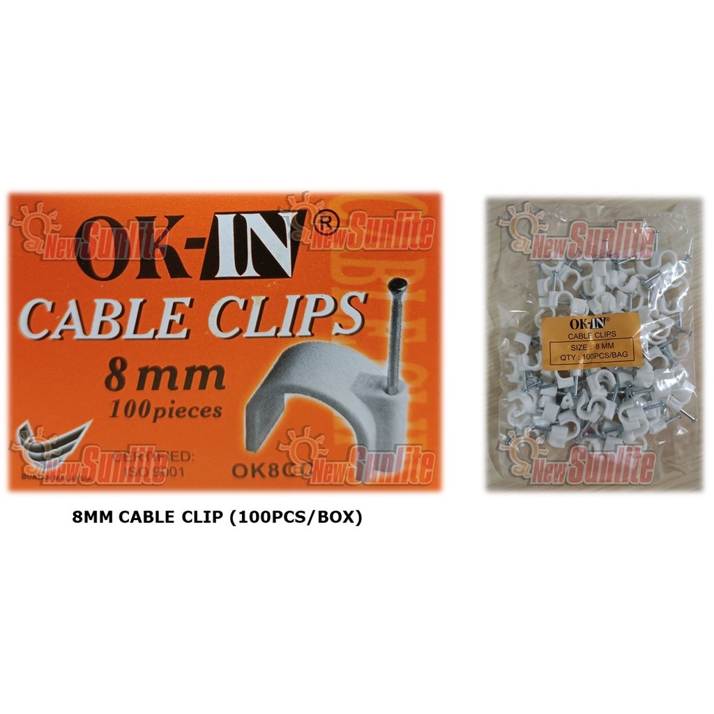 PVC Cable Clip wire clip cable nail 4mm 5mm 6mm 7mm 8mm 9mm 10mm 12mm ...