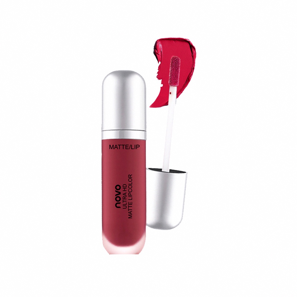 NOVO VELVET LIP ICE CREAM ULTRA HD MATTE LIP COLOR LIPSTICK PROTECTOR ...