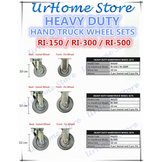 RAYACO RI500 / 500kg Heavy Duty Hand Truck / Foldable Platform Trolley ...