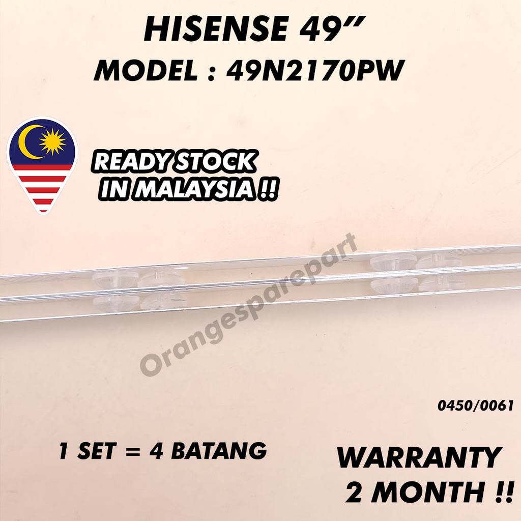 49N2170PW HISENSE 49" LED TV Backlight (LAMPU TV) HISENSE 49" INCH LED ...