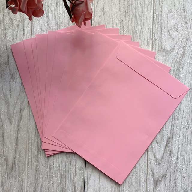 Ready Stock! A5 Pink Envelope (10pcs) | Shopee Malaysia