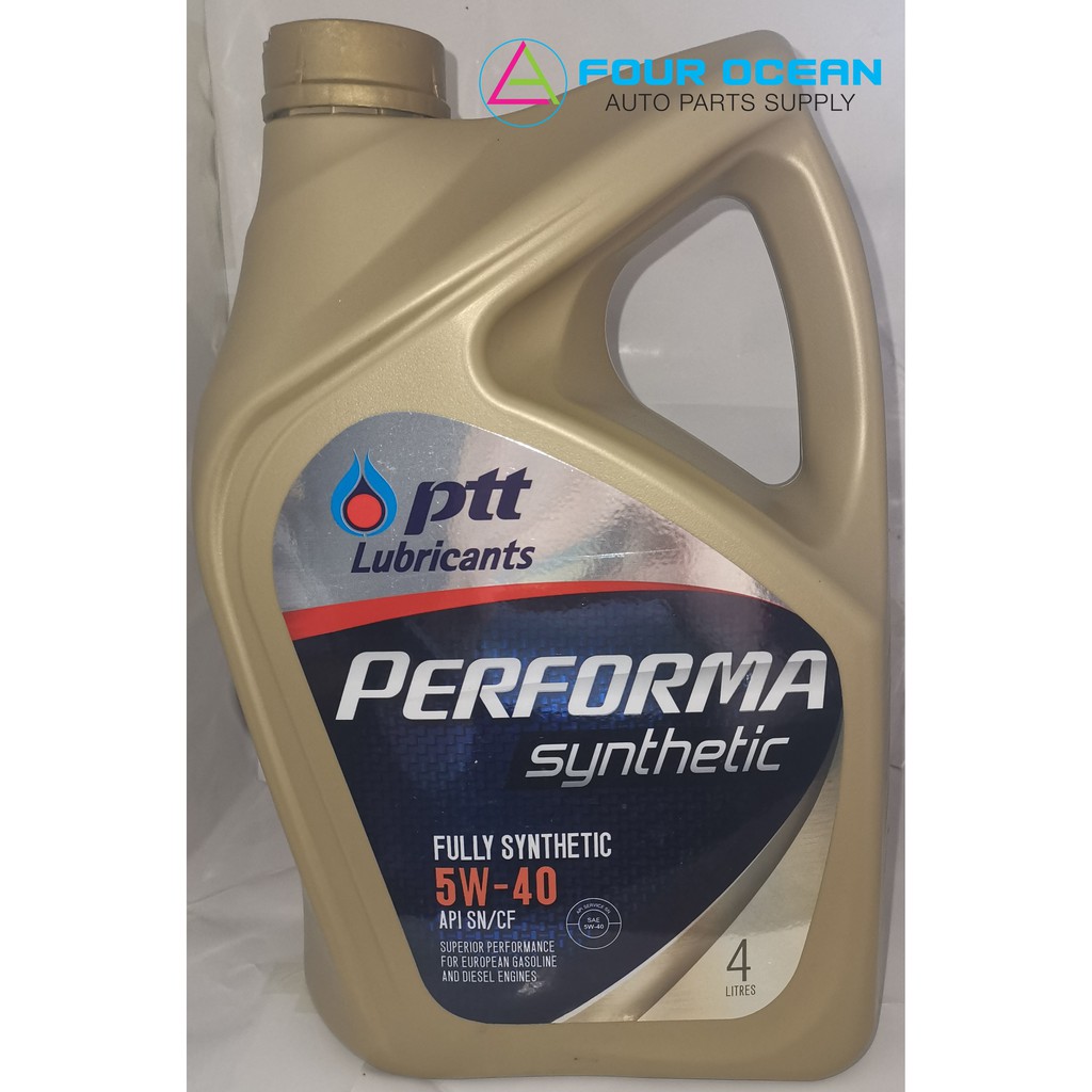 PTT PERFORMA SYNTHETIC 5W-40 (4L) | Shopee Malaysia