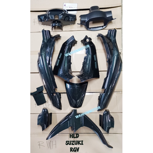 [ HLD ] SUZUKI RGV120 RG-SPORT 888 DARK GREEN COLOUR HIJAU GELAP FULL ...