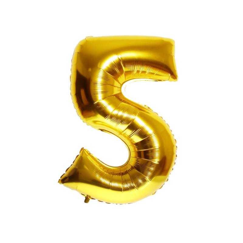 40 Inch Super Large Size Number Foil Balloon Rose Gold Party Decoration Birthday Celebration ...