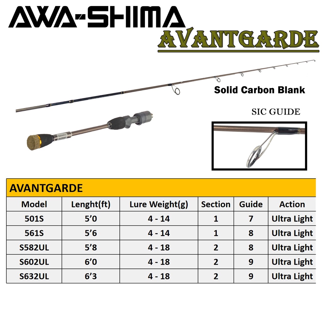 AVANTGARDE AWA SHIMA ROD | Shopee Malaysia