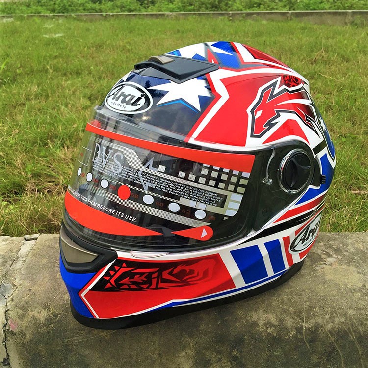 Motorcycle Riding Helmet RX7 Casey Stoner (Double Visors) | Shopee Malaysia