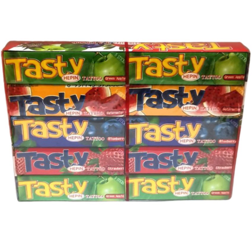 Hepin Tasty Fruit Chewing Gum with Tattoo Sticker / Gula Getah Buah ...