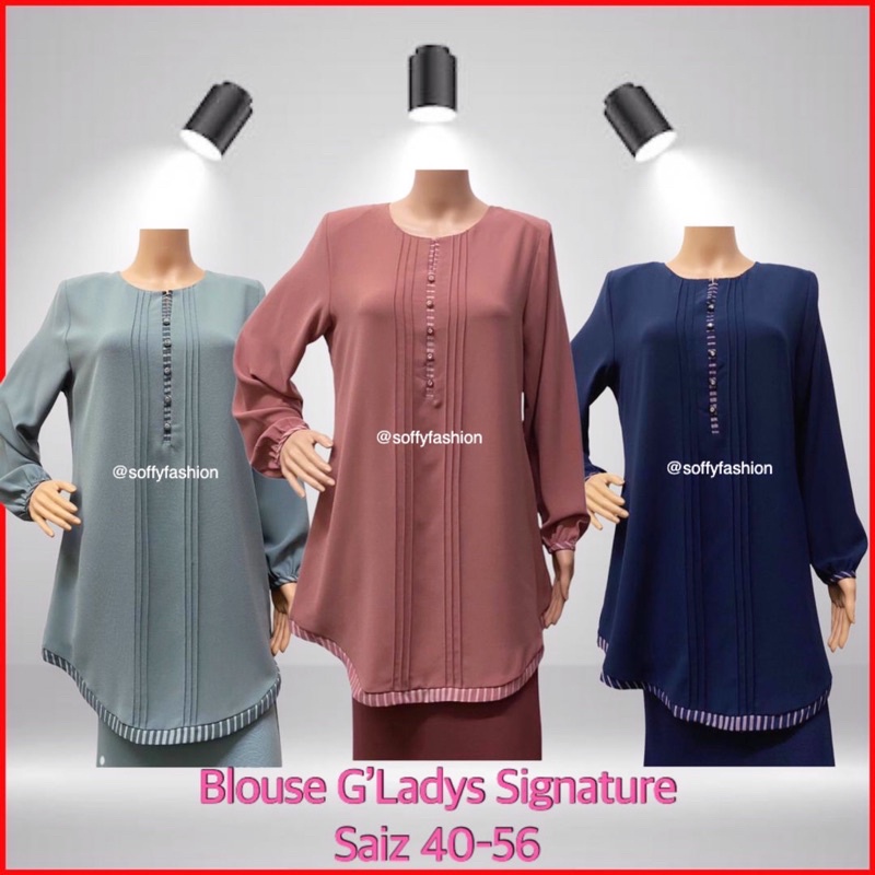 NEW FURSAN BLOUSE OFFICE EXECUTIVE FORMAL WOMEN WEAR G’ Ladys Gladys ...