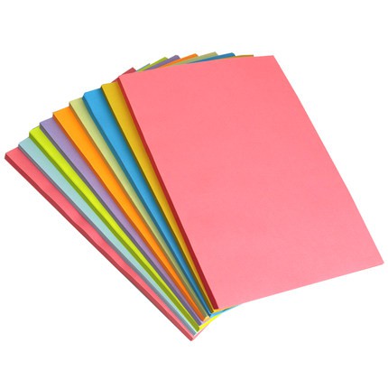 A4 100 pieces color printing paper stationery School Office Craft ...