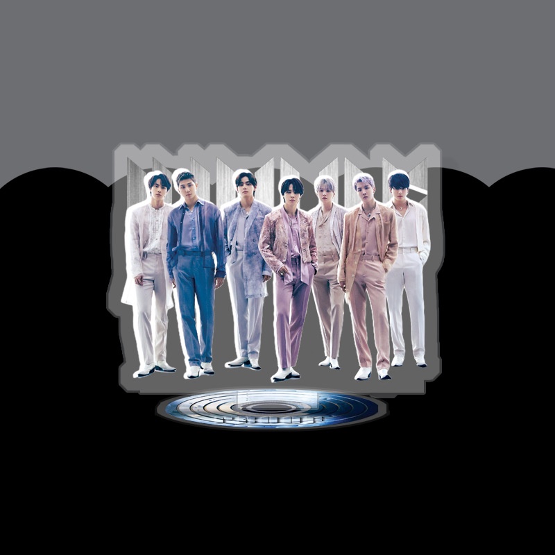 Kpop Bangtan Boys V JIMIN Proof Acrylic Double Sided Stand Single Stand ...