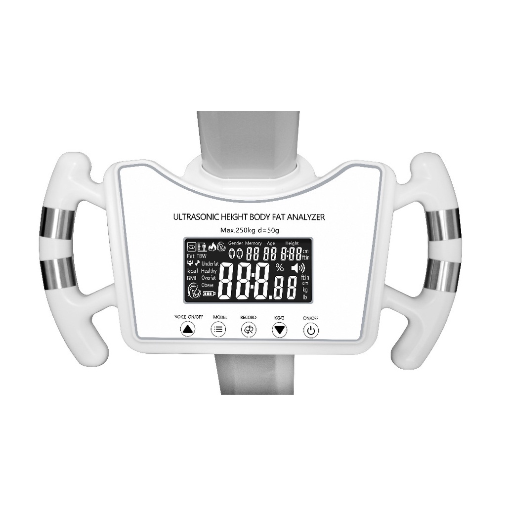 Digital weighing printer height measurement BMI weight machine with ...