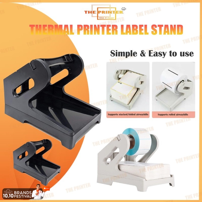 Thermal Printer Bracket Stand 2 in 1 Holder Thermal Sticker Waybill ...