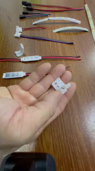 4wire / 2wire Led Wire Strip Light Connector 8MM 10MM 12V 2 Pin 2Core ...