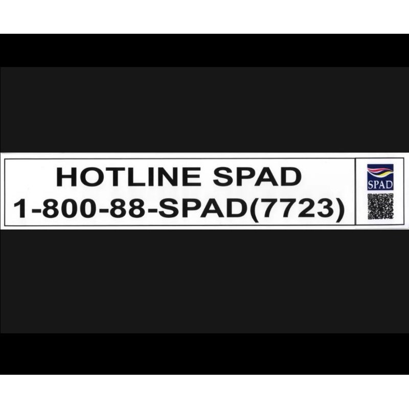 sticker puspakom, spad, JPJ approve# stiker lori#spad #hotline spad # ...