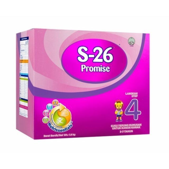Wyeth S26 PROMISE STANDARD STEP 4 600G /1.8kg ( EXP 2023) | Shopee Malaysia