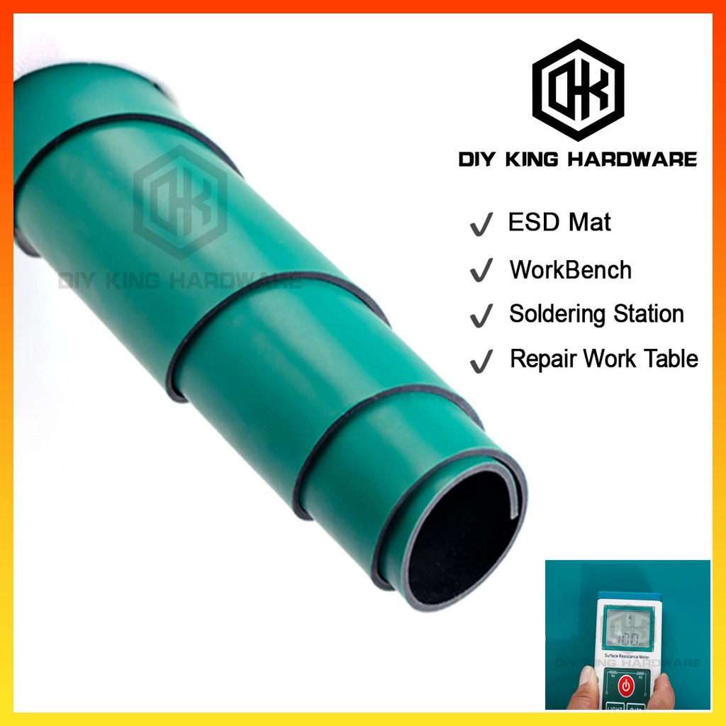 ESD Mat Anti Static Control Table Mat Work Bench Soldering Station ...