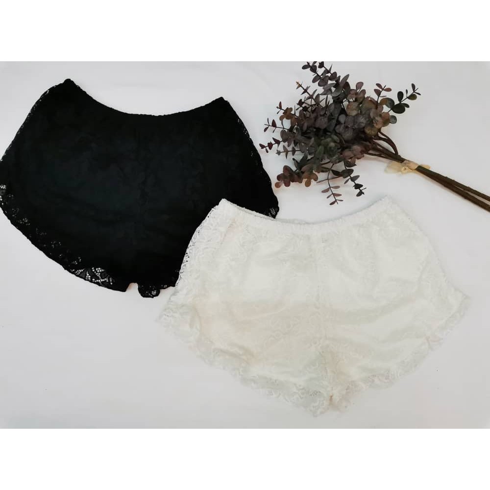 M'sia Ready Stock# Duds #Lace inner pant /Safety Pants现货蕾丝防走光 安全裤 ...