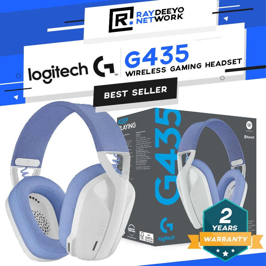 Logitech G435 Lightspeed Wireless Gaming Headset [Bluetooth/Lightweight ...