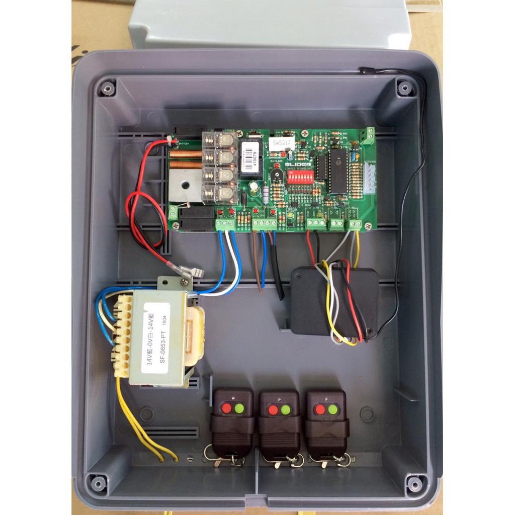 Sliding Autogate Control Box DC Motor Panel Boxset with Transformer ...