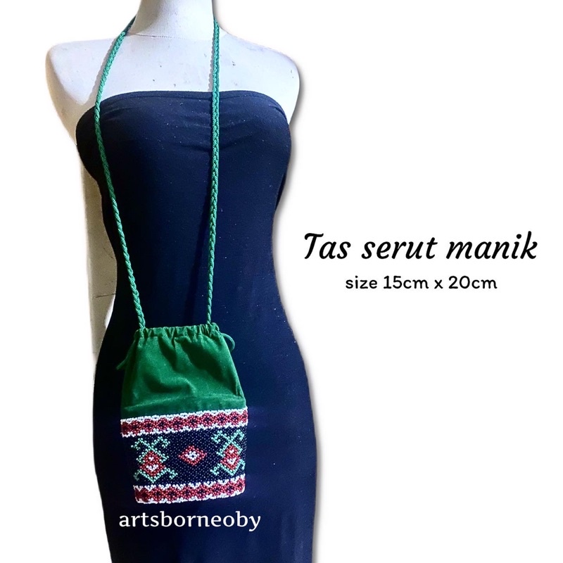 Medium Size Bead Drawstring Bag | Shopee Malaysia