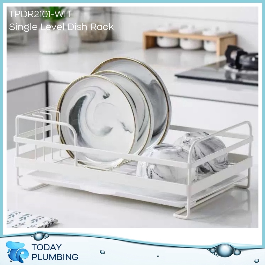 [READY STOCK] High Quality Minimalist Single Layer Kitchen Dish Rack ...
