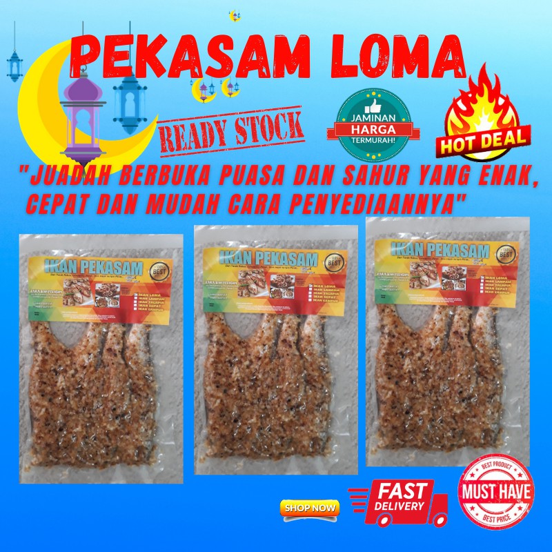 Pekasam ikan Loma original Sungai Perak [Ikan segarSungaiPerak],Pekasam ...