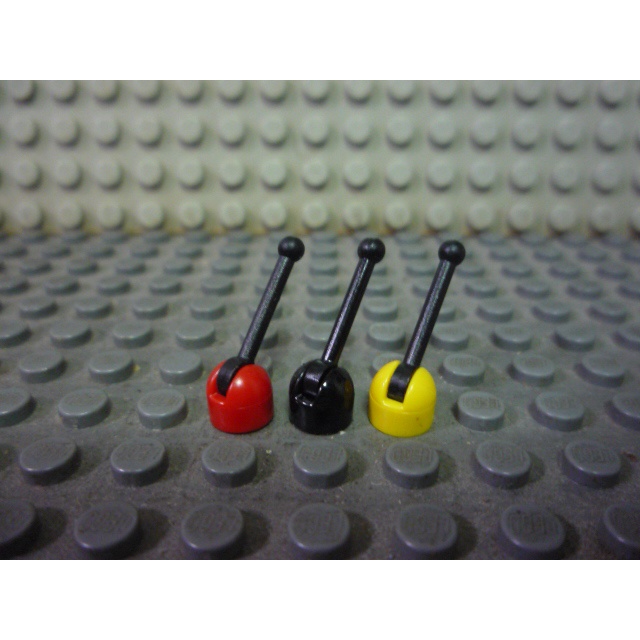 LEGO Genuine Parts - Lever Small Base w/Black Lever - assorted Color X ...