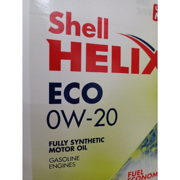 Shell Helix Eco Fully Synthetic Engine Oil 0W -20 (3.5L) | Shopee Malaysia
