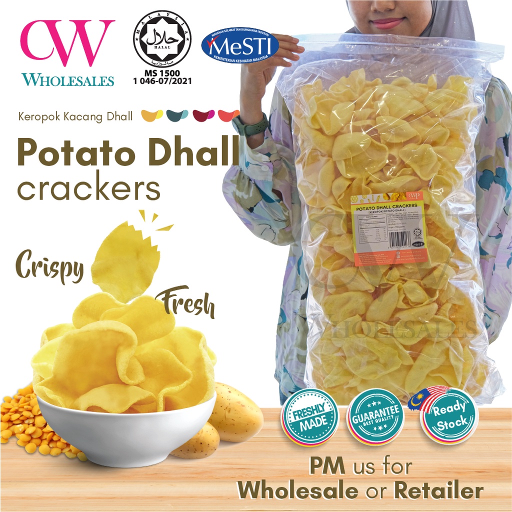 Dhall Potato Crackers 200g/300g/700g | Shopee Malaysia